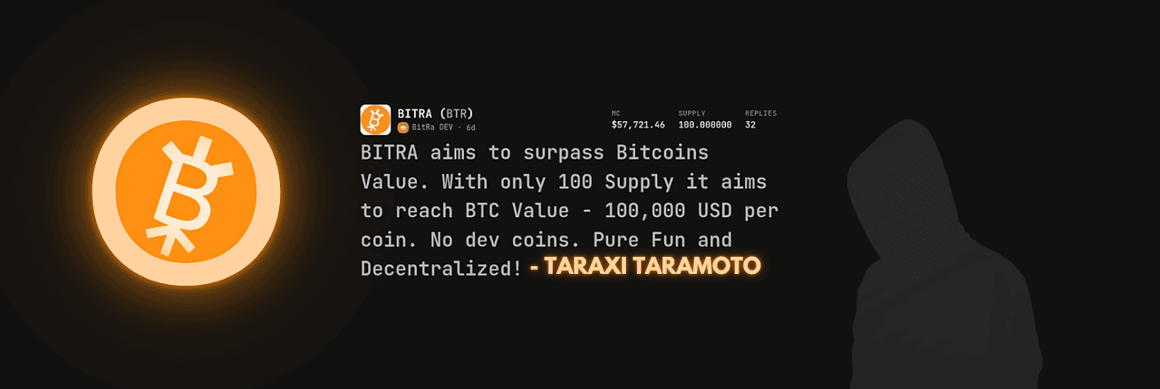 BTR/WTARA - BITRA Price on FomoSwap | GeckoTerminal